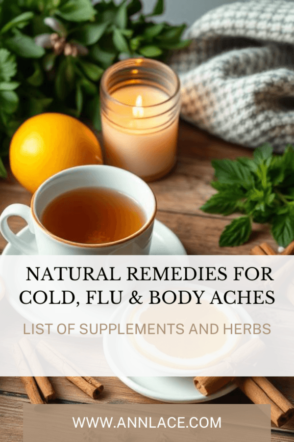 Natural Remedies for Cold, Flu & Body Aches - annlace.com